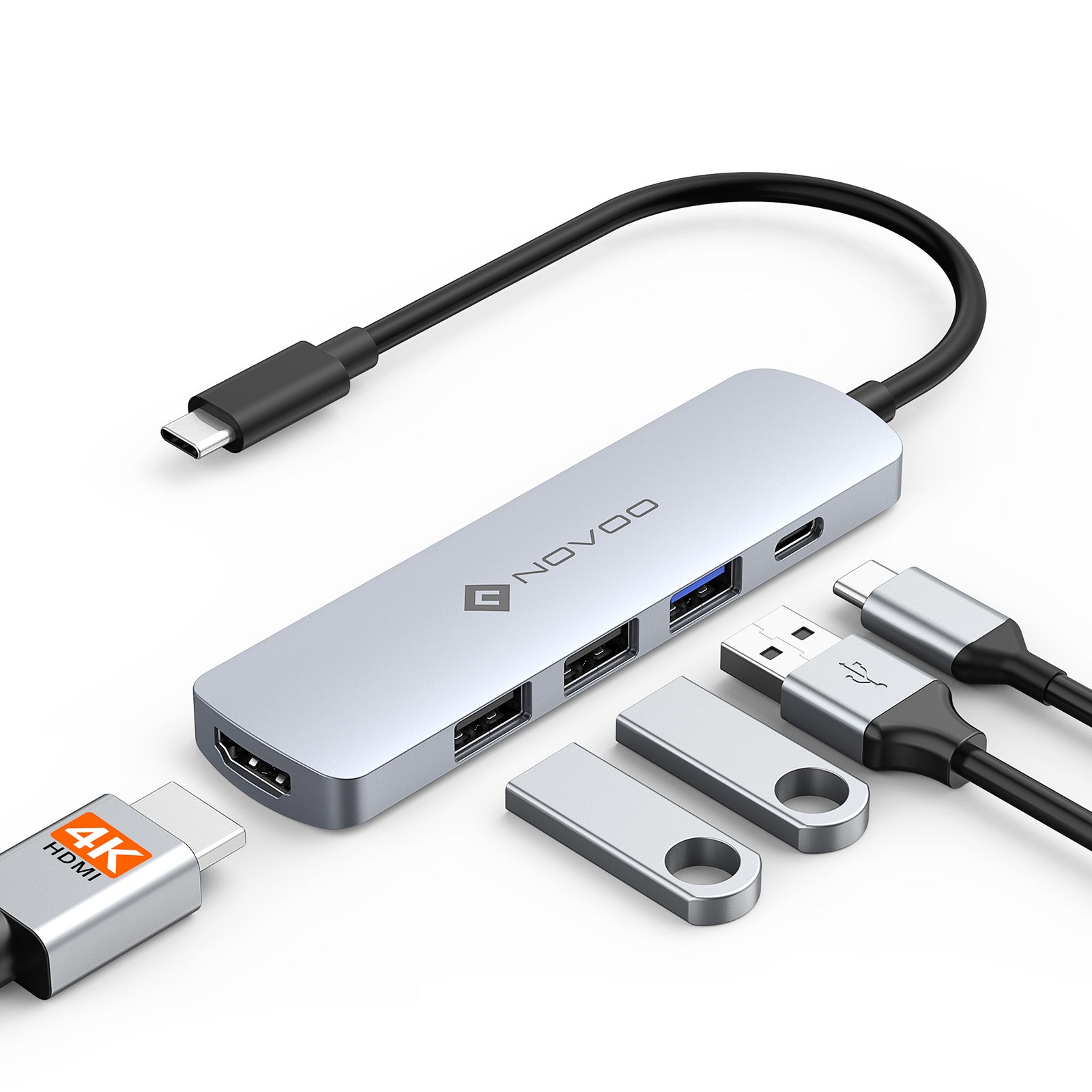 NOVOO 5 in 1 R5 PD Lite USB C HUB