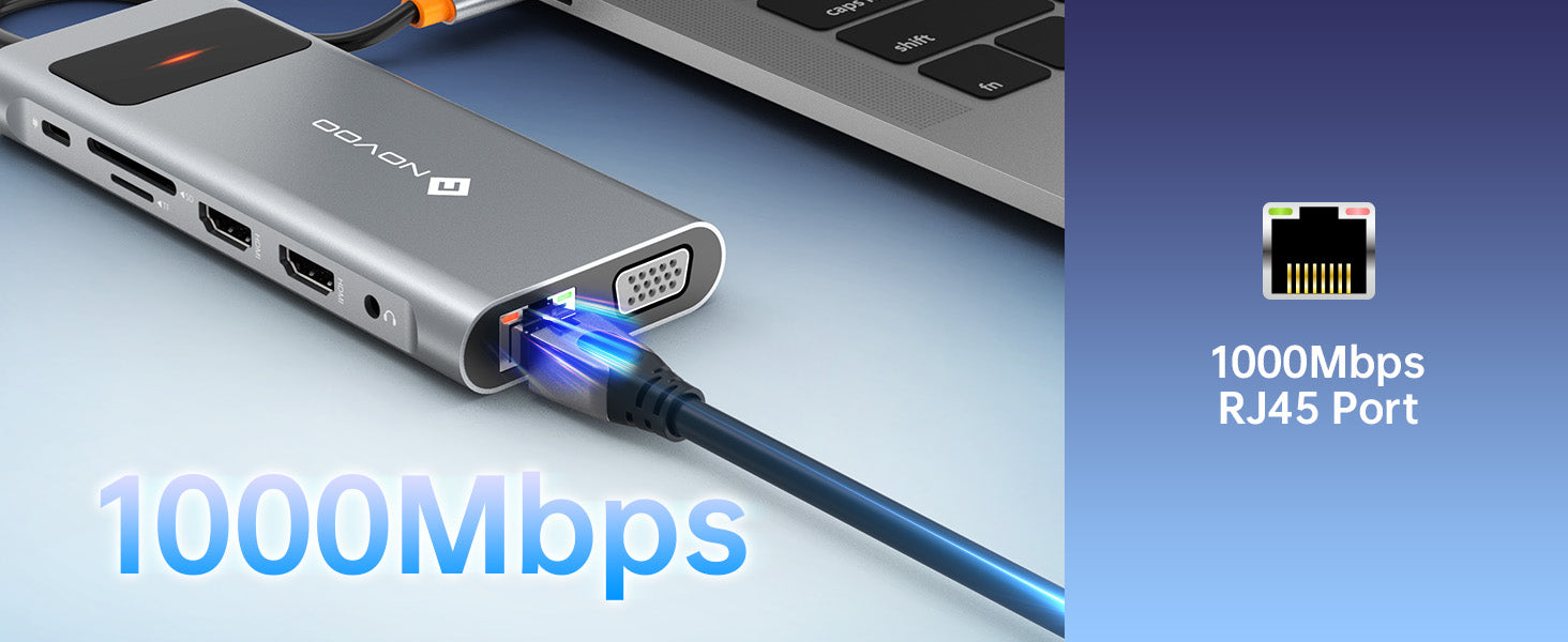 NOVOO 12 in 1 RM12F PD Docking Station